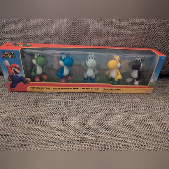 Nintendo | Toys | Nintendo Super Mario Yoshi Figure Set Green Blue ...
